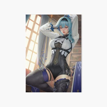 Lámina rígida «Impacto realista de Eula Genshin» de genshinwaifus | Redbubble