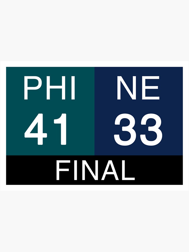 "LII Scoreboard " Sticker for Sale by 2GuysAndAPress | Redbubble