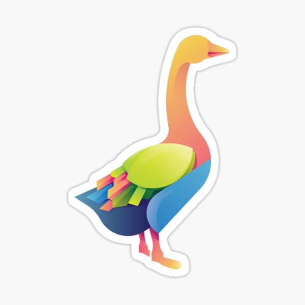 "Goose goose " Sticker for Sale by LOCALITER | Redbubble