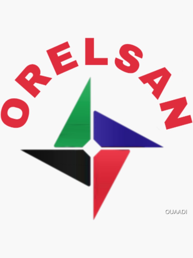 "ORELSAN LOGO" Sticker for Sale by OUAADI | Redbubble