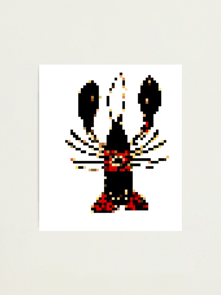 "Lobster - Pixel Art" Photographic Print by artubble | Redbubble