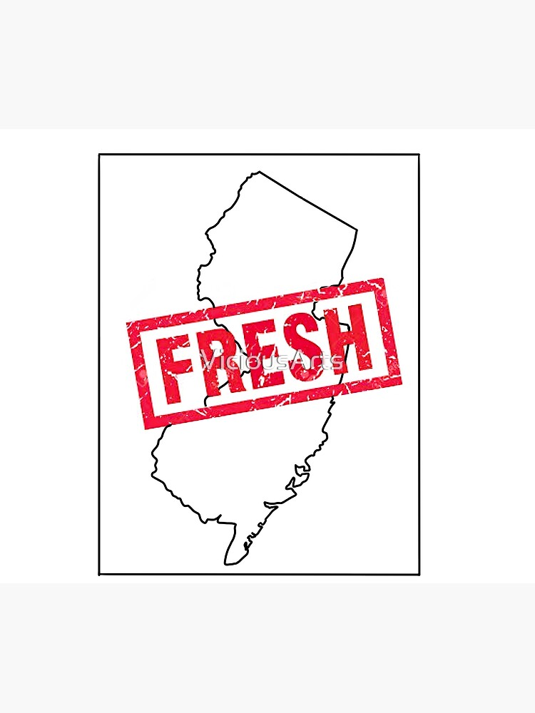 "Jersey Fresh" Poster for Sale by ViciousArts | Redbubble