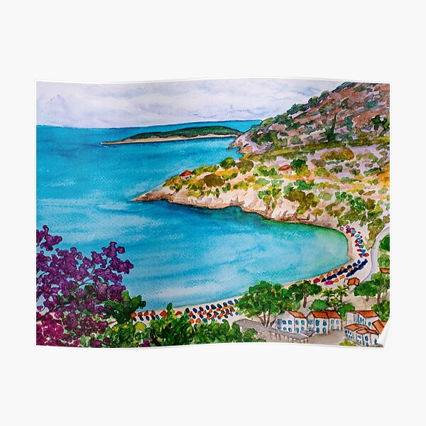 "Elba Island in Tuscany" Poster for Sale by ArinasFineArt | Redbubble