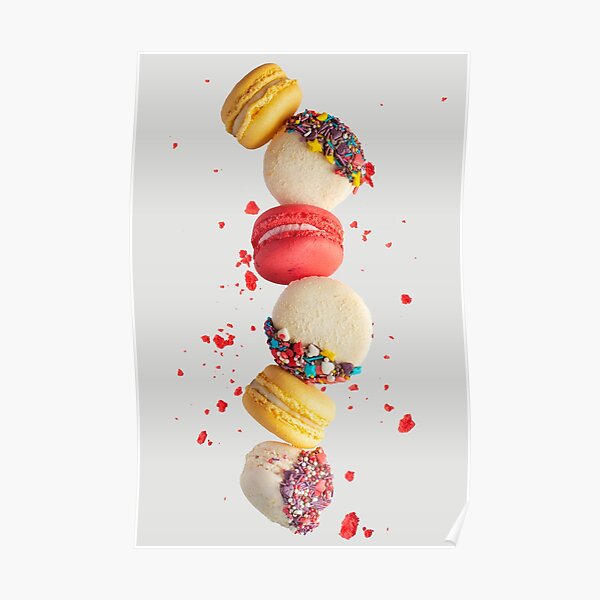 "Gourmet macaroons" Poster for Sale by OrionPhotograph | Redbubble
