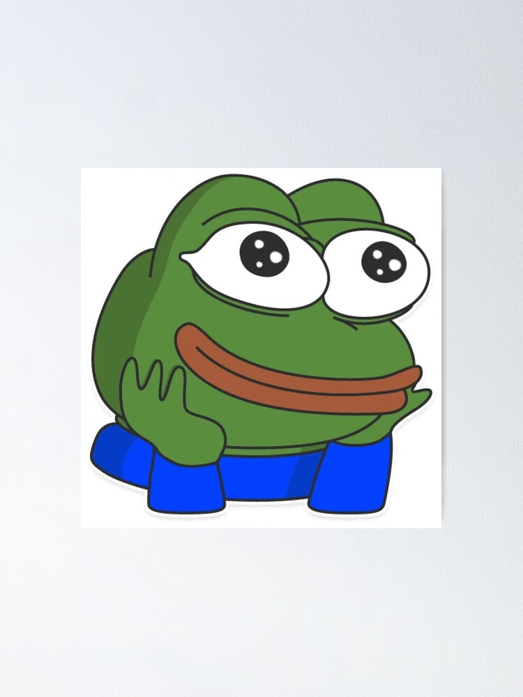 "Pepe the Frog Cute" Poster for Sale by kimphuongprint | Redbubble