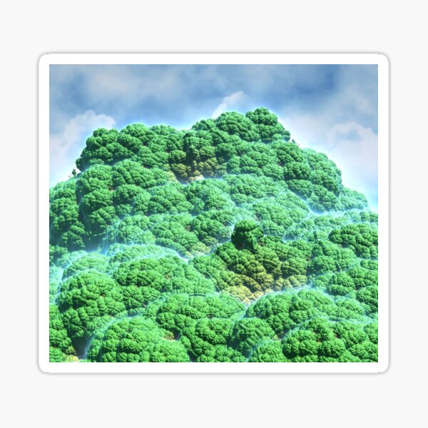 "Fractal Forest Canopy" Sticker for Sale by MandelMorph | Redbubble