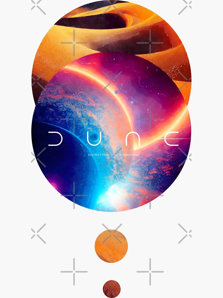 "Dune - The Visions of Muad'Dib / White version" Sticker for Sale by ...