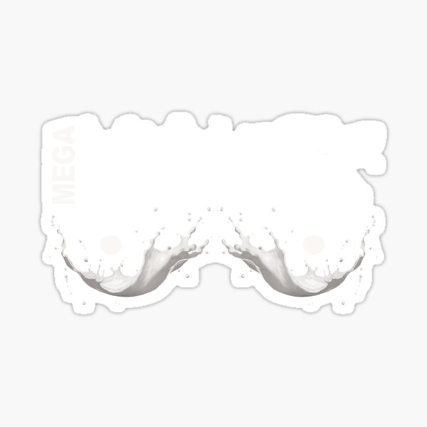 Best Mega Milk Sticker For Sale By Monokaryon Redbubble