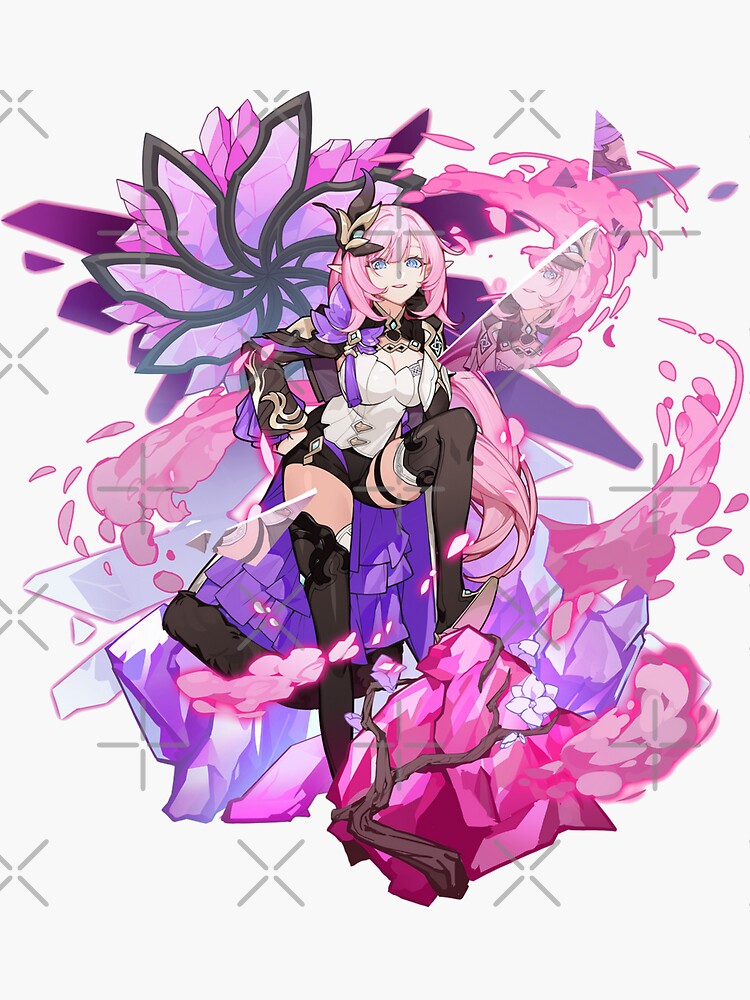 "Honkai Impact - Elysia" Sticker for Sale by 95amy | Redbubble