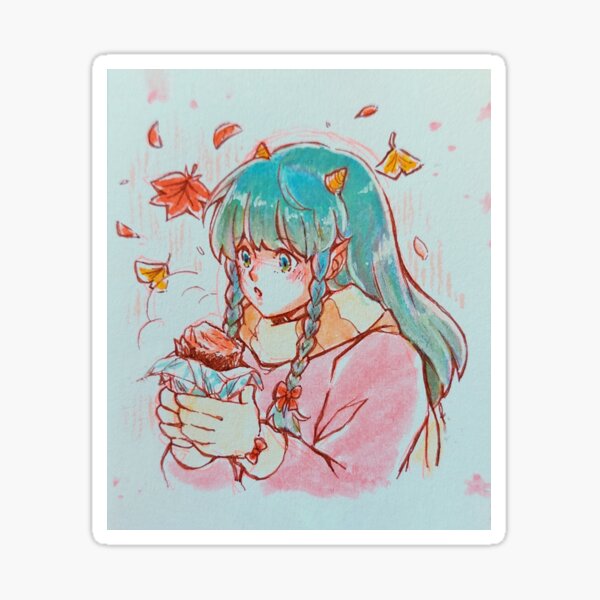 "Urusei Yatsura" Sticker for Sale by YELSO | Redbubble