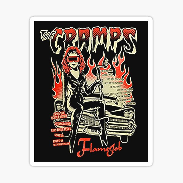 "the cramps logo" Sticker for Sale by Ocharles0d | Redbubble