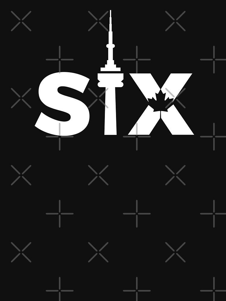 "Toronto Six Logo" T-shirt for Sale by CorgiB | Redbubble | toronto t ...