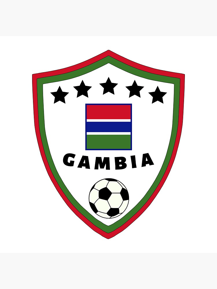 "Gambia Football Team" Sticker for Sale by Footballunite | Redbubble
