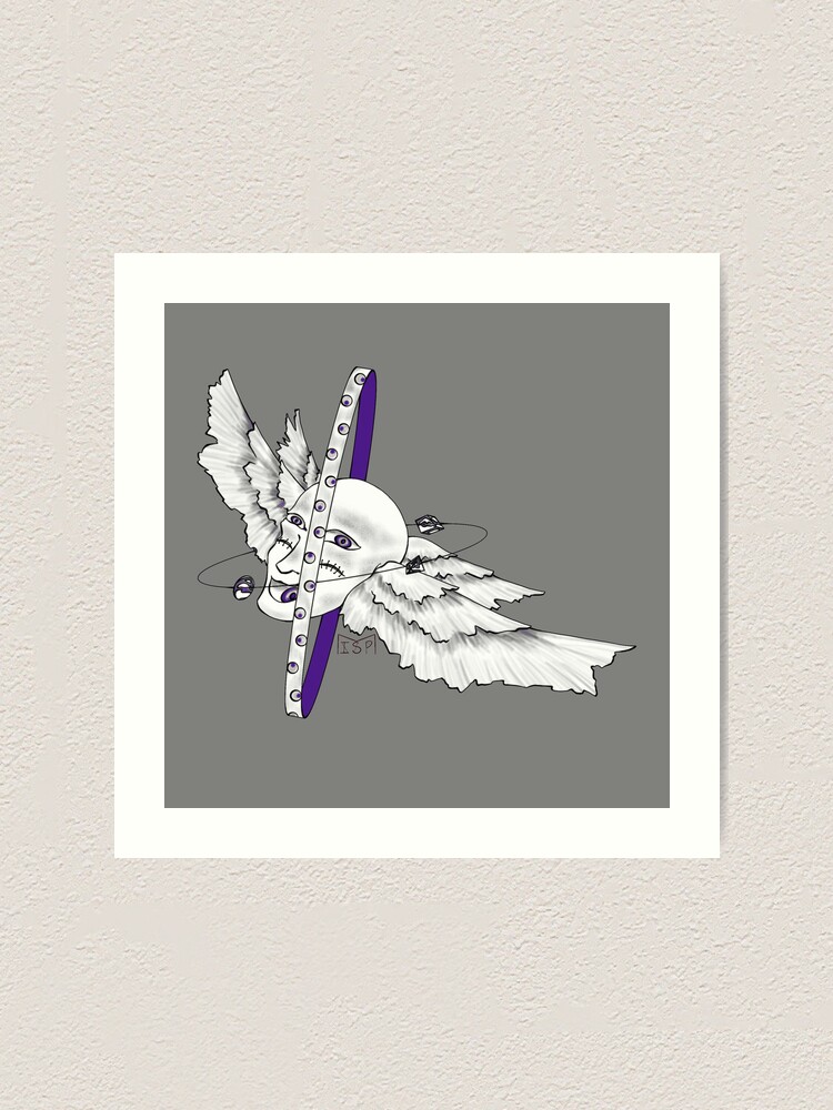 "Ace Biblically Accurate Angel Face" Art Print for Sale by MageISP ...