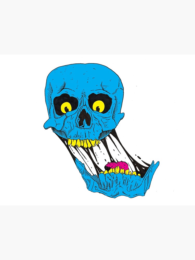 "CMYK Skull" Poster for Sale by Lithium-Ryan | Redbubble