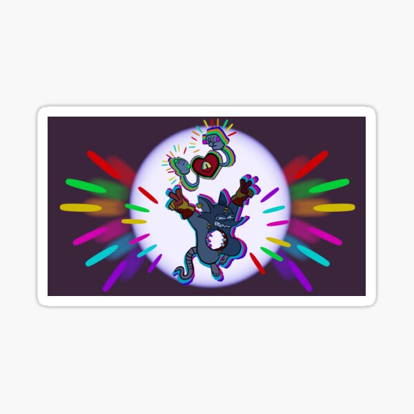 "Mad Rat Dead Party Celebration Design" Sticker for Sale by ...