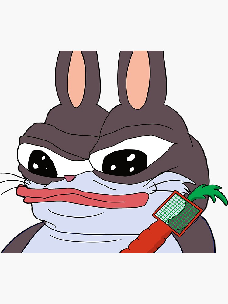 "Big Chungus" Sticker for Sale by Ron-Stickers | Redbubble