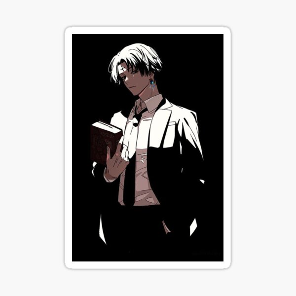 "Chrollo Lucilfer" Sticker for Sale by TATAKAEE | Redbubble