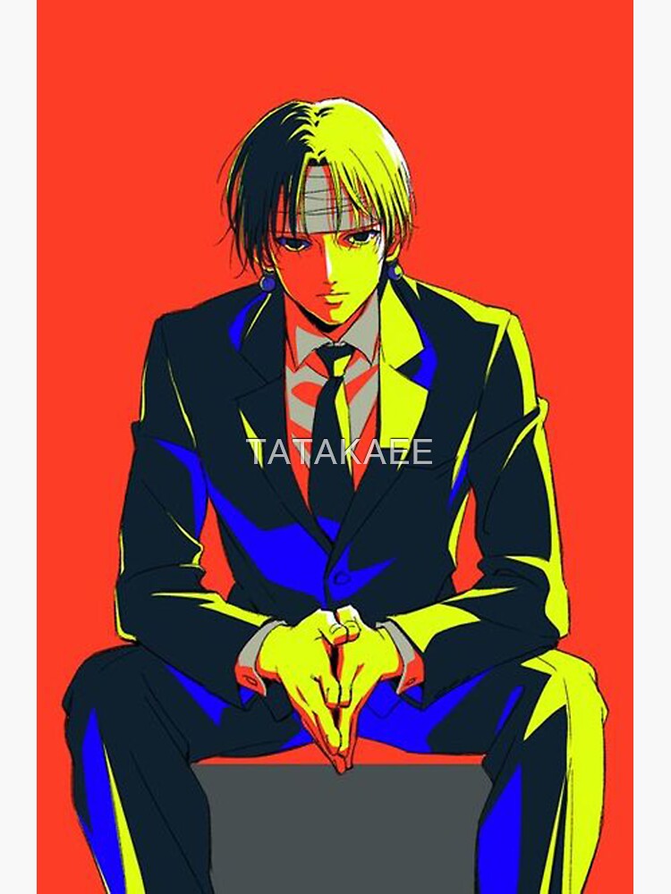 "Chrollo Lucilfer" Sticker for Sale by TATAKAEE | Redbubble
