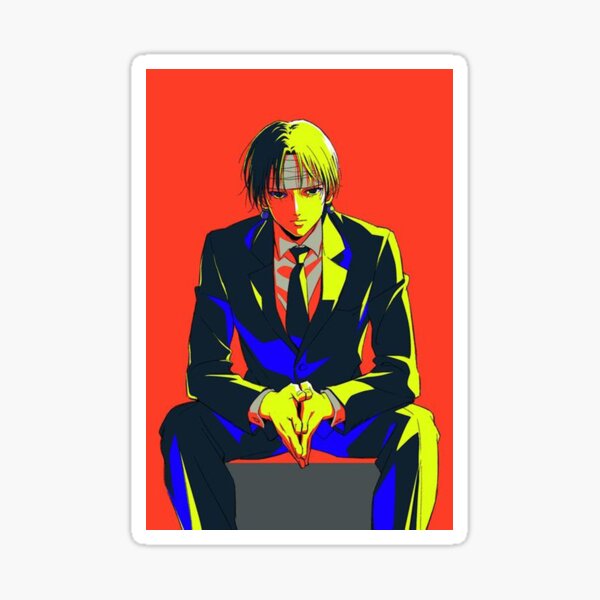 "Chrollo Lucilfer" Sticker for Sale by TATAKAEE | Redbubble