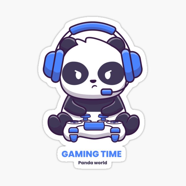 "Cute cartoon panda." Sticker for Sale by Fufustyle | Redbubble