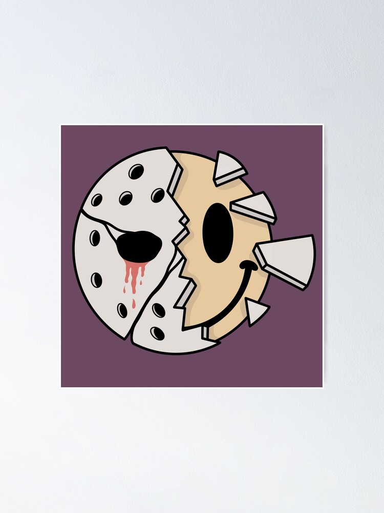"Jason Voorhees Smile" Poster for Sale by VADIMproducts | Redbubble