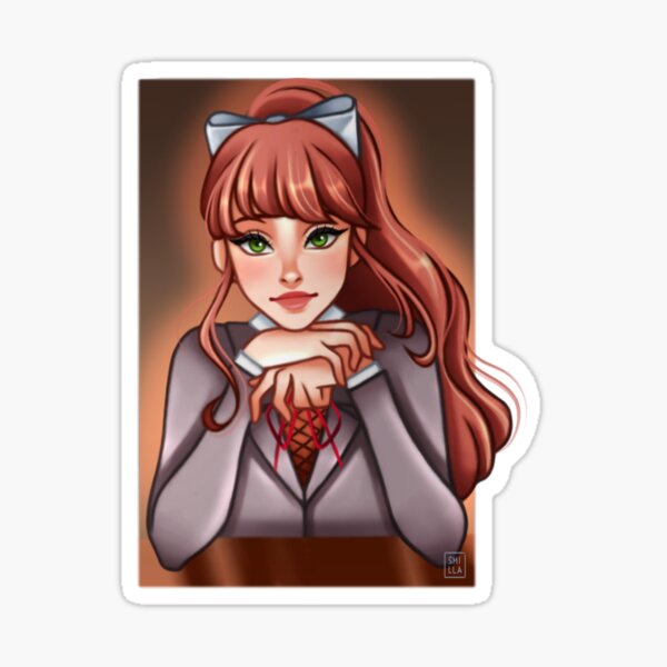 "Monika" Sticker for Sale by Smillallart | Redbubble