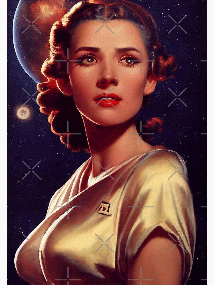 "Portrait of a mix of Jennifer Connelly as a 1930's science fiction ...