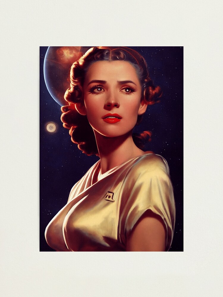 "Portrait of a mix of Jennifer Connelly as a 1930's science fiction ...