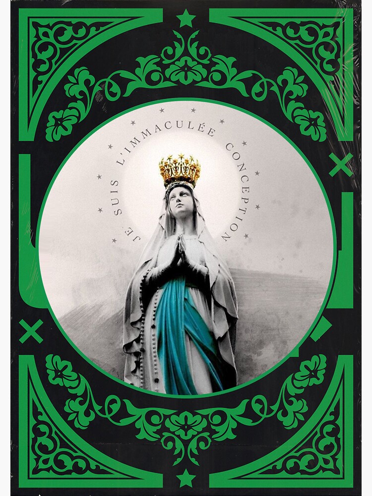 "The Immaculate Conception 2" Sticker for Sale by Narrangansett | Redbubble