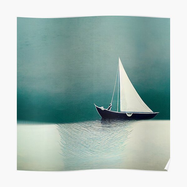 "Sailing Simple" Poster for Sale by recollectionsv | Redbubble