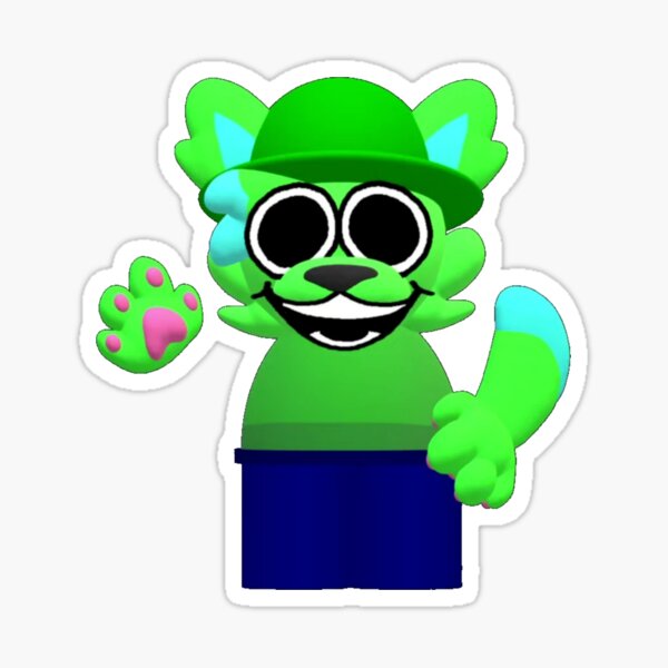 "golden apple fnf bandu" Sticker for Sale by foxdesing1 | Redbubble