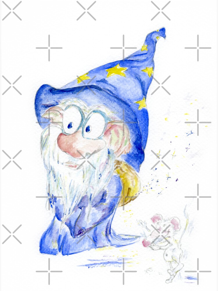"Wizard" Sticker for Sale by sziebenrita | Redbubble