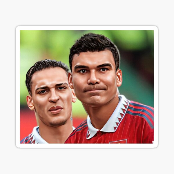 "Casemiro Antony" Sticker for Sale by vectorfootball | Redbubble