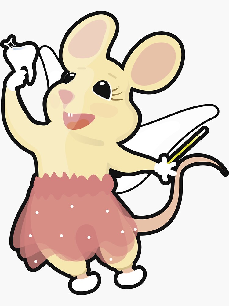 "Mouse tooth fairy " Sticker for Sale by Artemisia- | Redbubble