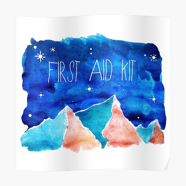 "FIRST AID KIT" Poster for Sale by ohlapislazuli | Redbubble