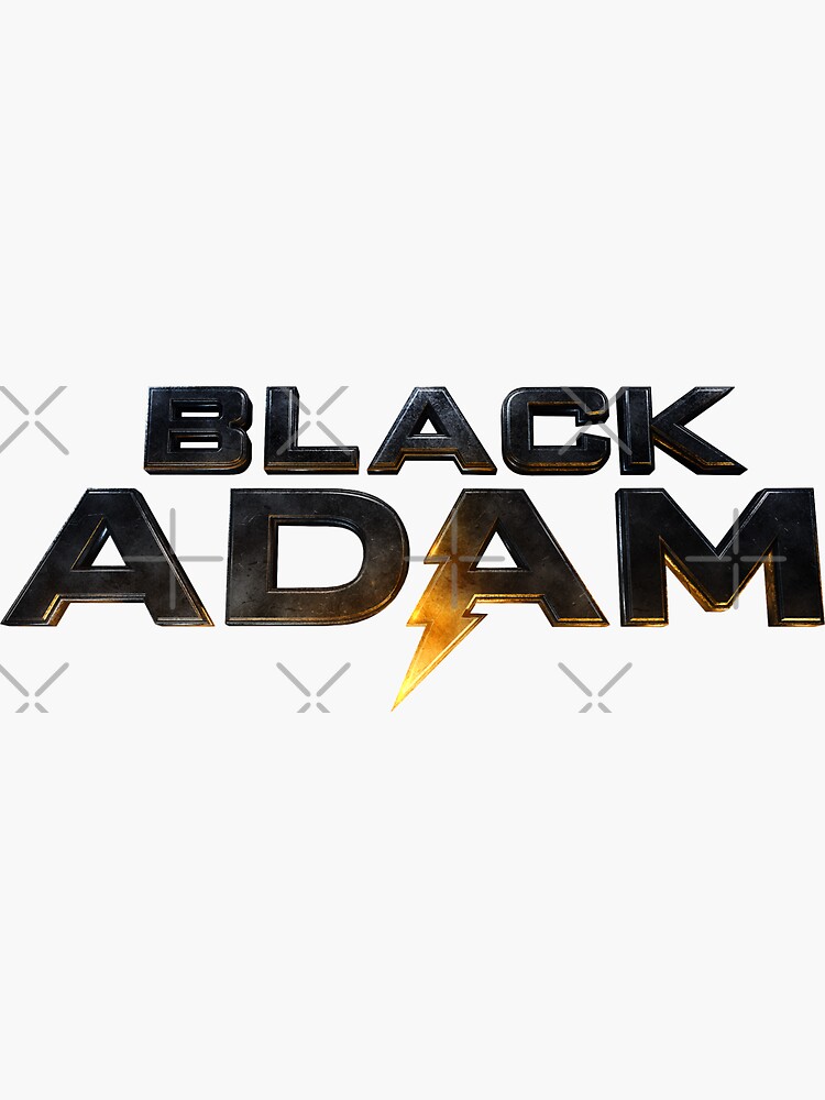 "Black Adam logo | 2022 movie " Sticker for Sale by Axton1 | Redbubble