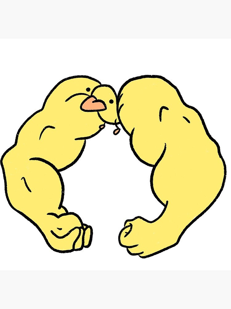 "BUFF DUCK" Poster for Sale by cmxcrunch | Redbubble