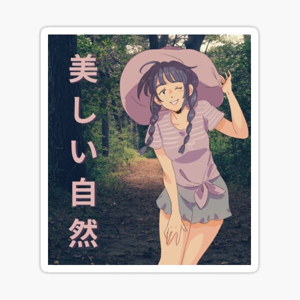 "Beautiful Nature | Anime in Real Life" Sticker for Sale by Ottimo-Fa ...