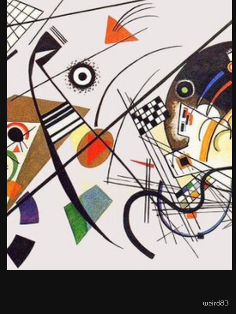 "Transverse Lines 1923 painting by Russian abstract artist Wassily ...