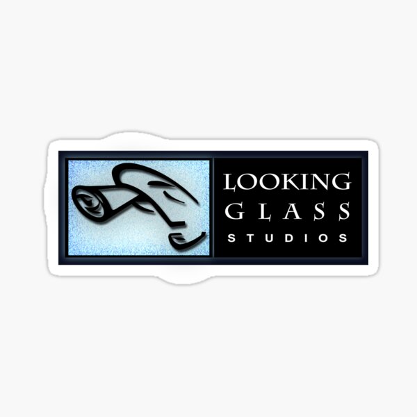 "Looking Glass Studios Logo (Colors)" Sticker for Sale by LGSmerch ...