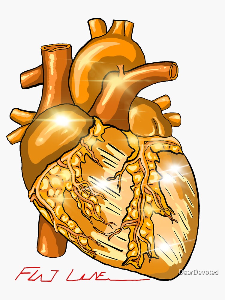 "Flatline heart of gold song sticker 5sos" Sticker for Sale by ...