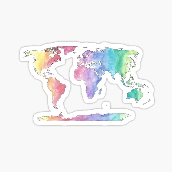 All Around The World Stickers | Redbubble