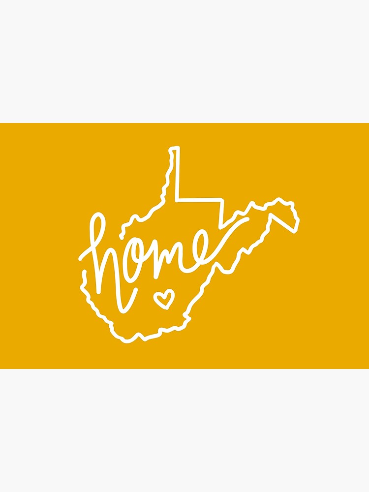 "Cute West Virginia Home State Outline Sticker" Poster for Sale by ...