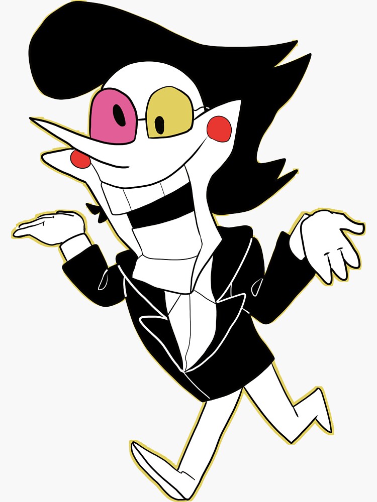 "Happy Spamton (BigShot)" Sticker for Sale by LazyboxP | Redbubble