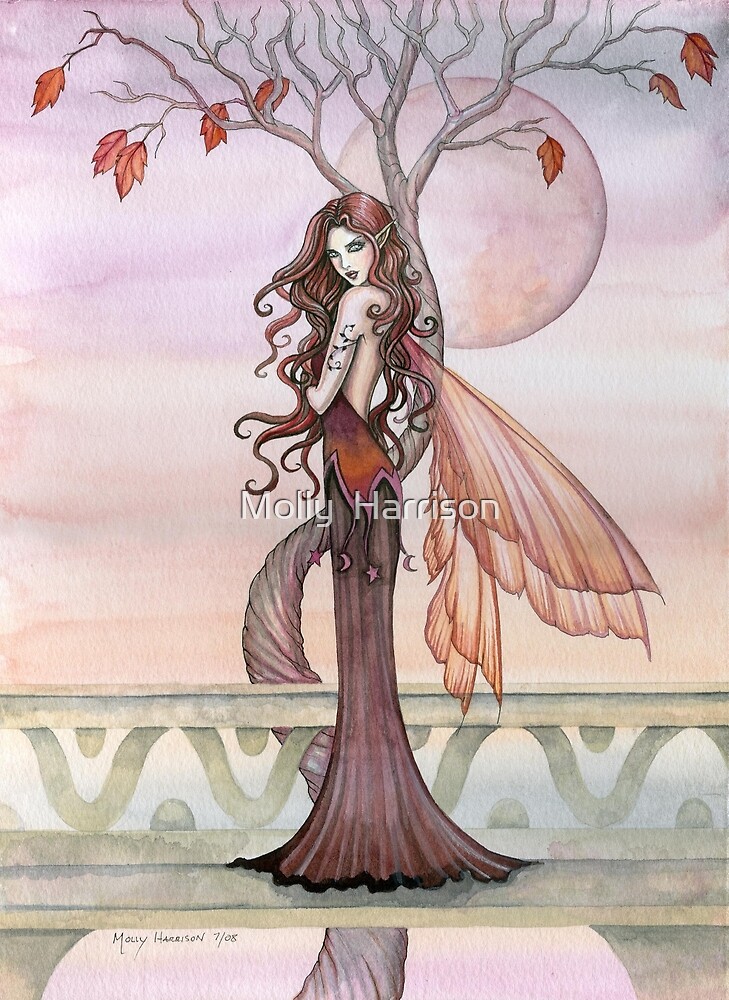 "Autumn Fairy Art by Molly Harrison" by Molly Harrison | Redbubble