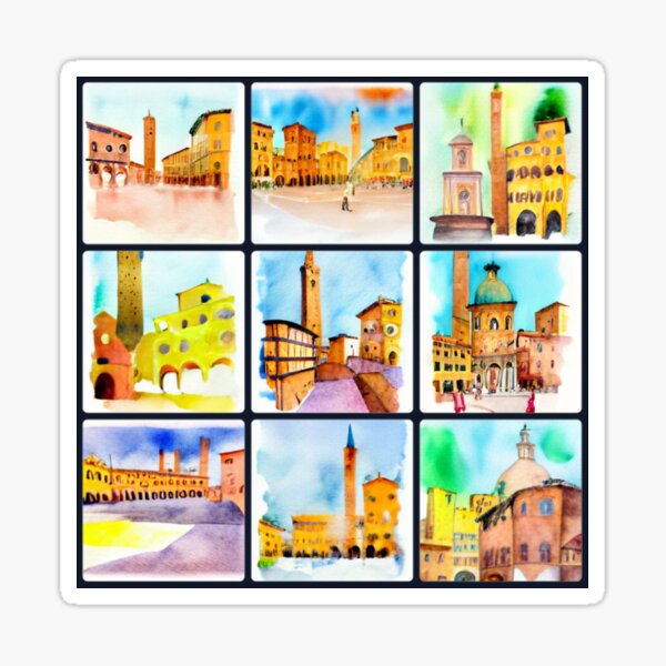 "Bologna Pack" Sticker for Sale by CinderPress | Redbubble
