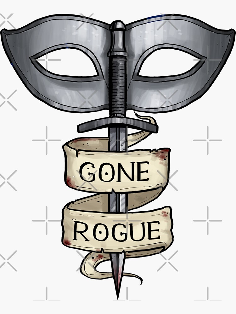 "Rogue - Gone Rogue" Sticker for Sale by sheppard56 | Redbubble