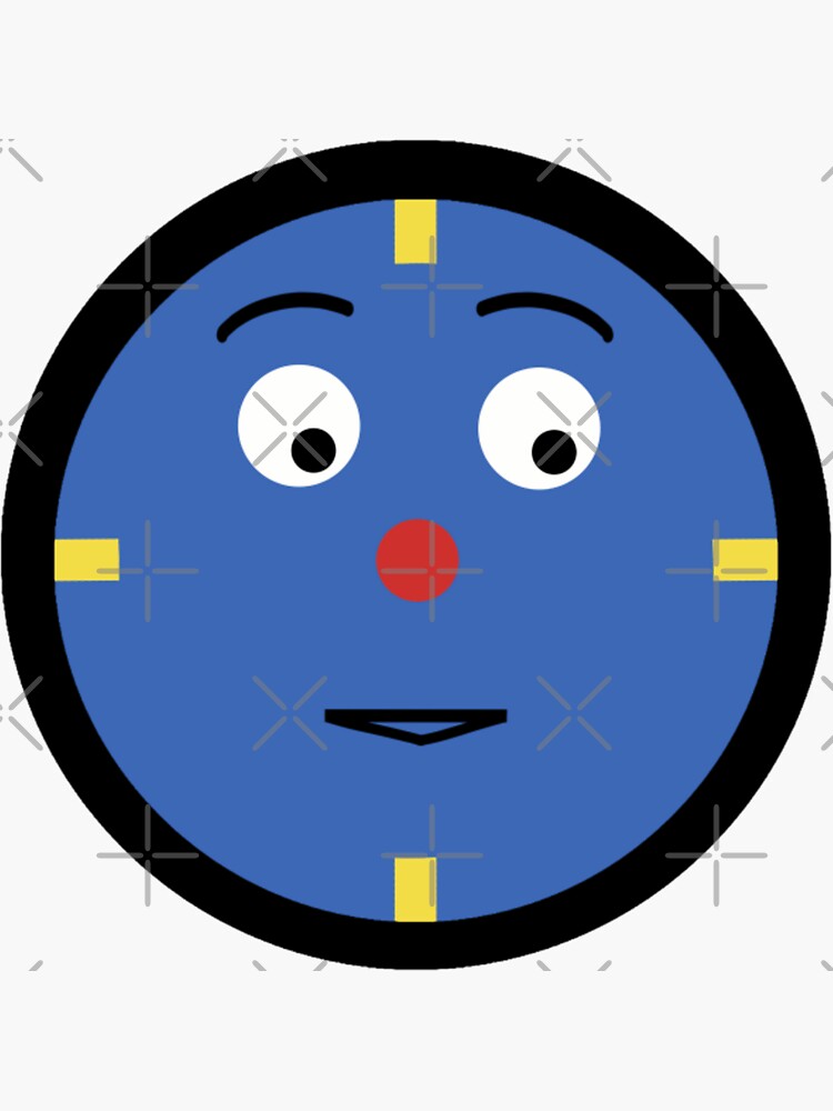 "Tony The Talking Clock DHMIS (Happy)" Sticker for Sale by dinostoar ...