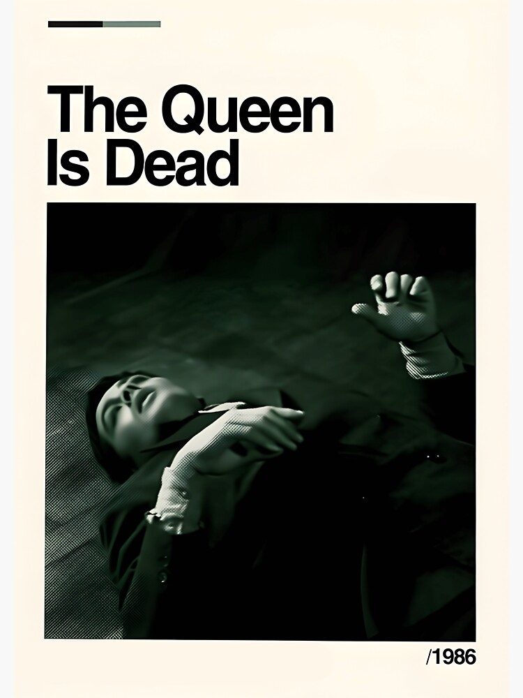 "The Queen Is Dead Album" Sticker for Sale by CindyKeller | Redbubble